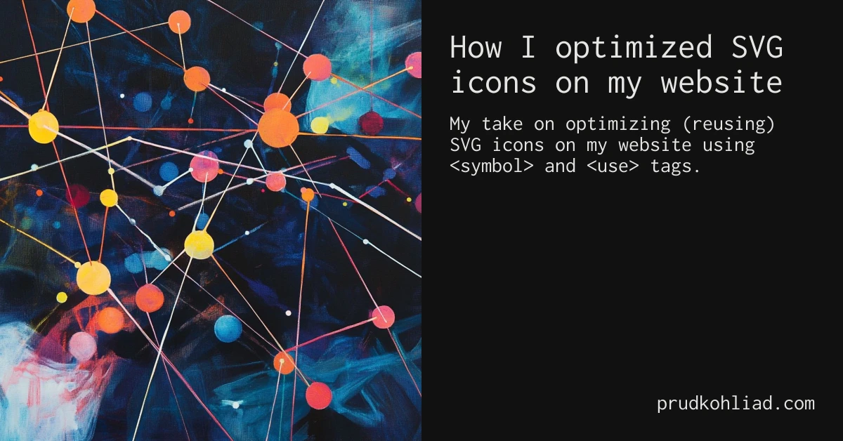 How I optimized SVG icons on my website - Anton Prudkohliad